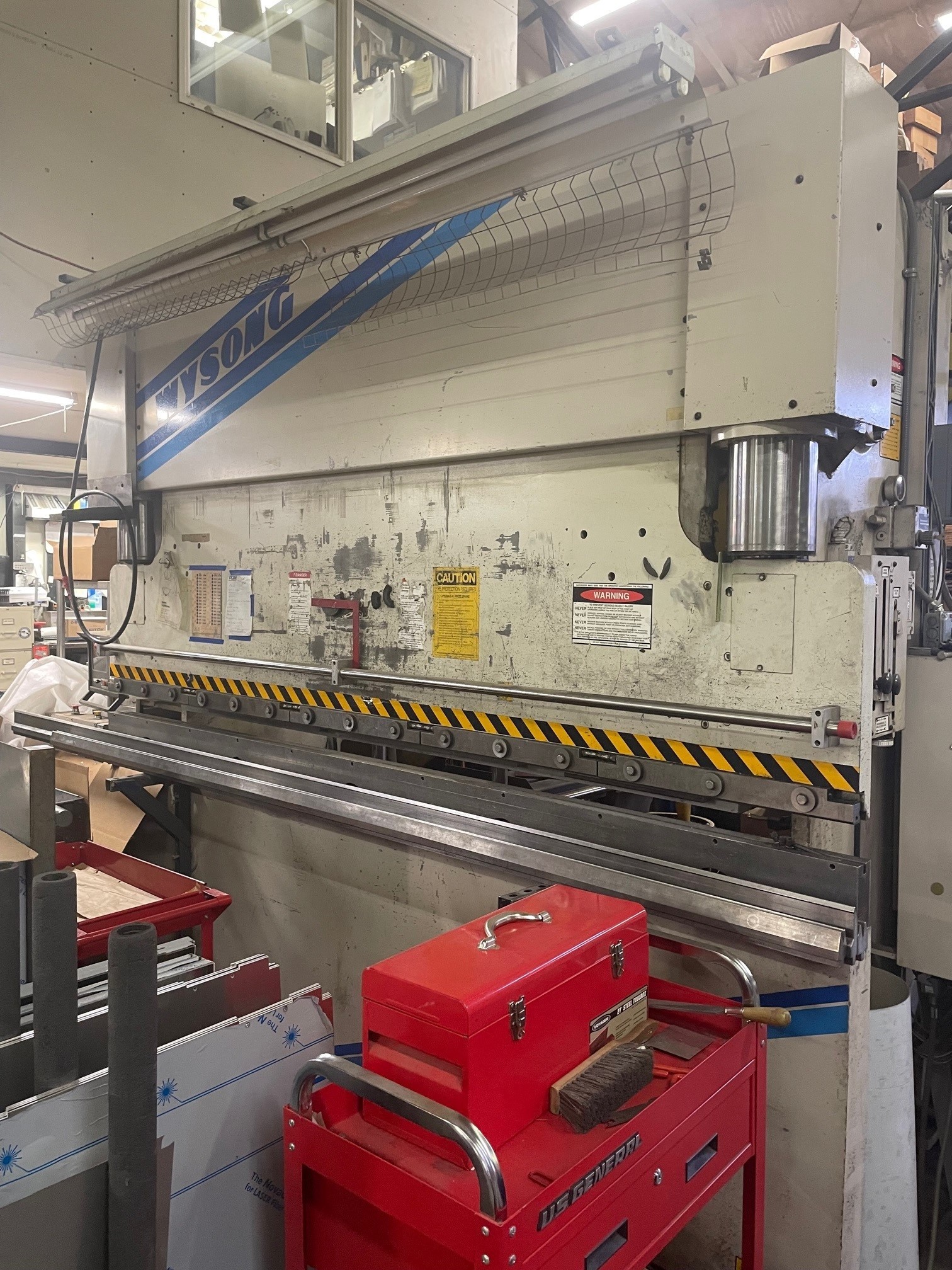 Used WYSONG MTH 100-120 PRESS BRAKE – Dynamic Machine Tools, LLC
