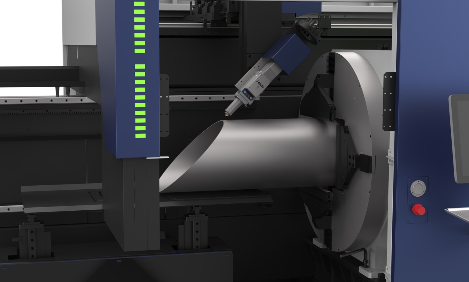 HSG TX-Heavy Duty Tube Fiber Cutting Machine – Dynamic Machine Tools, LLC