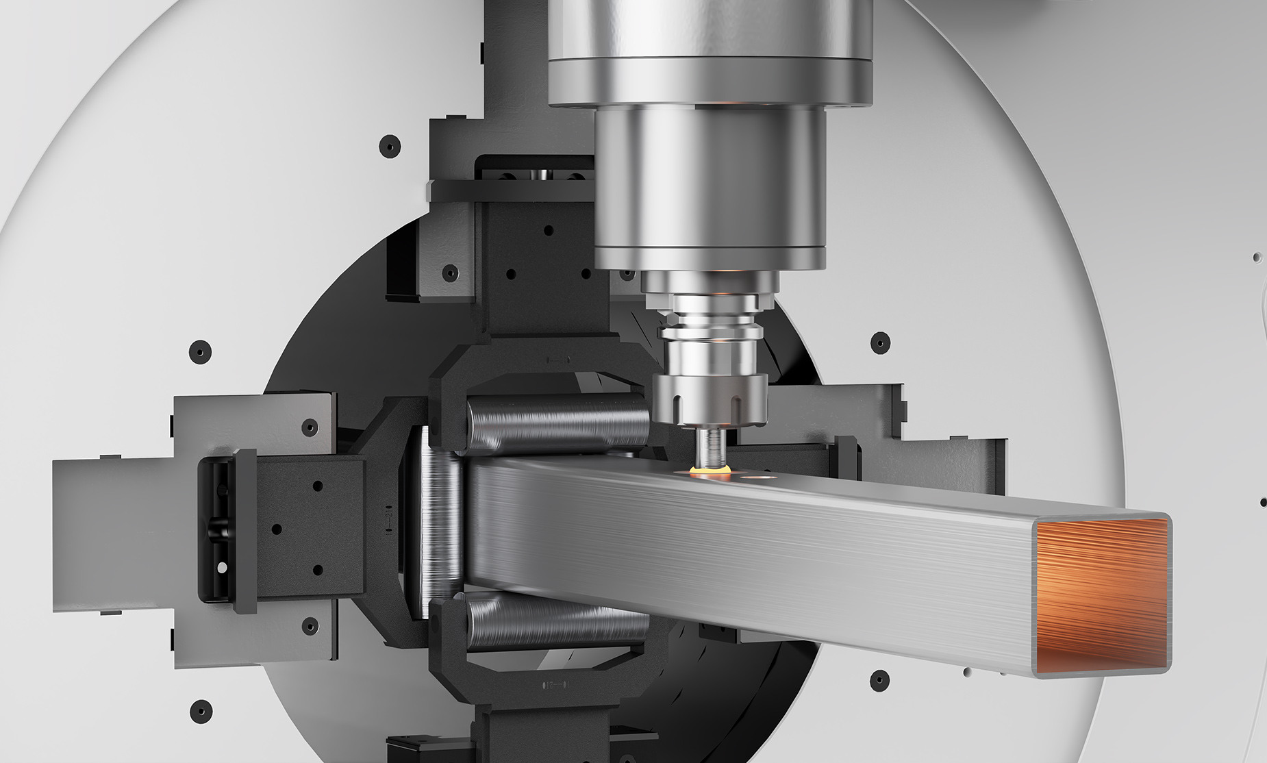 HSG DRILLING, CUTTING, TAPPING LASER CUTTING MACHINE, MODEL TPSD – Dynamic Machine Tools, LLC