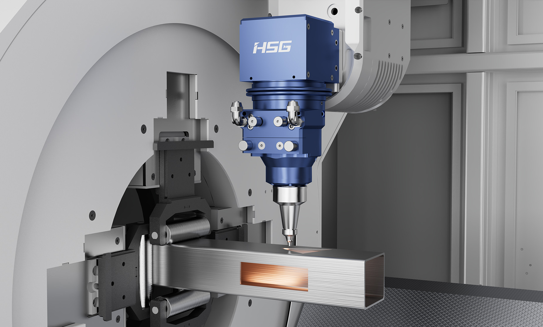 HSG DRILLING, CUTTING, TAPPING LASER CUTTING MACHINE, MODEL TPSD – Dynamic Machine Tools, LLC